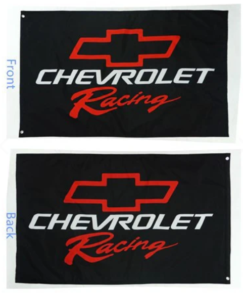 Custom Chevrolet flag-2x3 FT Chevy Racing Banner-double sided - flagsshop