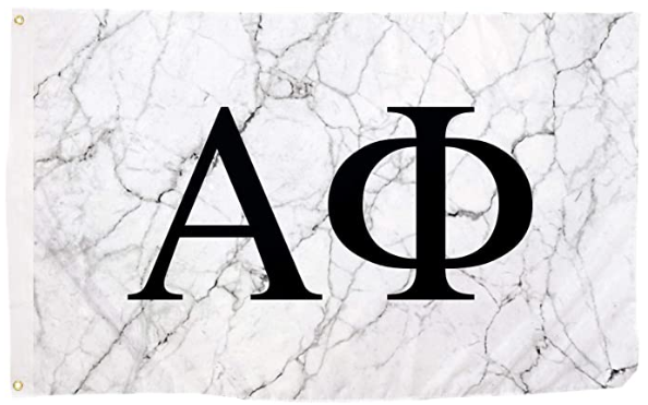 Alpha Phi Sorority Letter Flag-3 x 5 ft A Phi Banner-100% polyester-2 ...