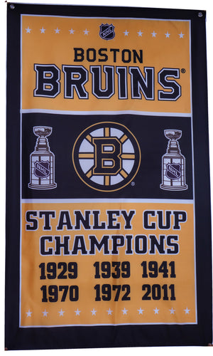 NHL Boston Bruins Flag-3x5Ft Banner-100% polyester - flagsshop