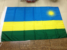 Rwandan flag Rwanda national flag-90*150CM-Rwanda banner 3x5ft Flag of ...
