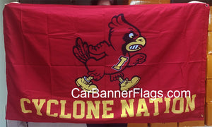 Iowa State Cyclones Flag-3x5 FT NCAA Iowa State University Banner-100% ...