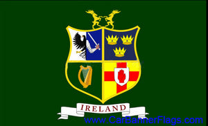 IRFU Ireland Rugby Flag- IRISH Rugby Football Ireland Flags-3'x5'Banne ...