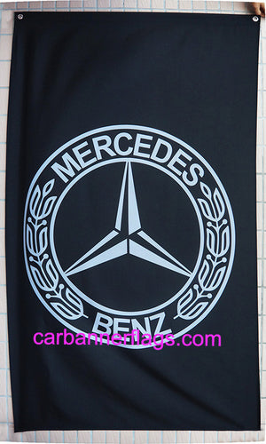 Mercedes Benz Flag-3x5FT Checkered AMG 3M Banner-100% polyester - flagsshop