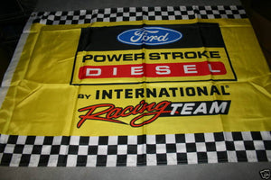 Ford Powerstroke diesel flag Power stroke nascar racing truck Flag-3 x ...