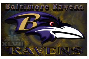 Baltimore Ravens Flag-3x5FT NFL Banner-100% polyester-gloves-champions ...