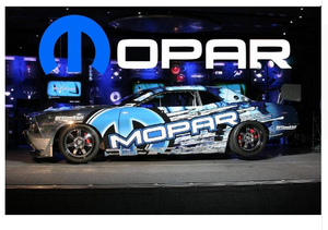 Mopar Flag-3x5ft Checkered Banner-Metal Grommets - flagsshop