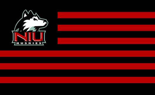Northern Illinois Huskies Flag NCAA Northern Illinois University Banne ...