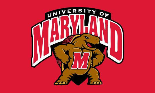Logotipo De Maryland Terps Maryland Terrapins Flag UMD Flag Banner